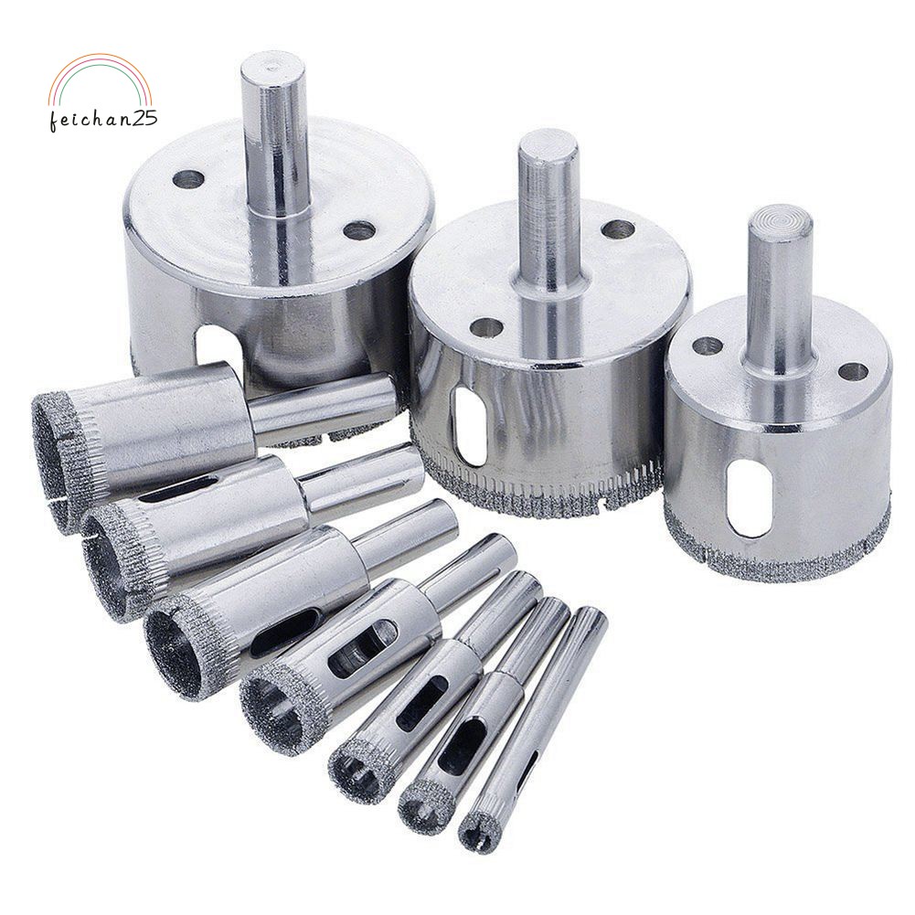 Diamond Drill Bits - Glass and Tile Hollow Core Drill Bits Extractor ...