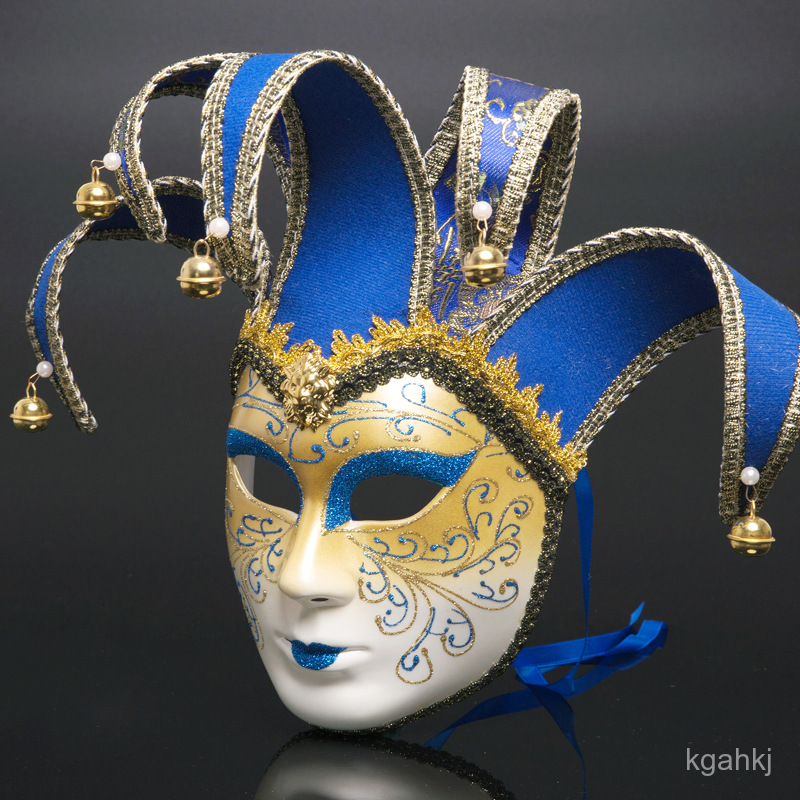 European and American New Painted Halloween Ball Party Italian Mask ...