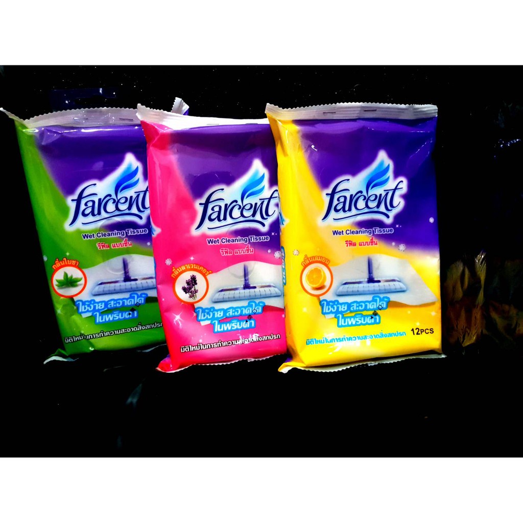 【ถูกที่สุด】ผ้าทำความสะอาดพื้น แบบเปียก Farcent - j_qklf6i6m - ThaiPick