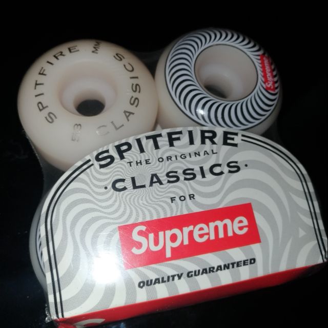 แท้ Spitfire Wheel X Supreme 53mm ล้อสเก็ตบอร์ด skate wheel ...
