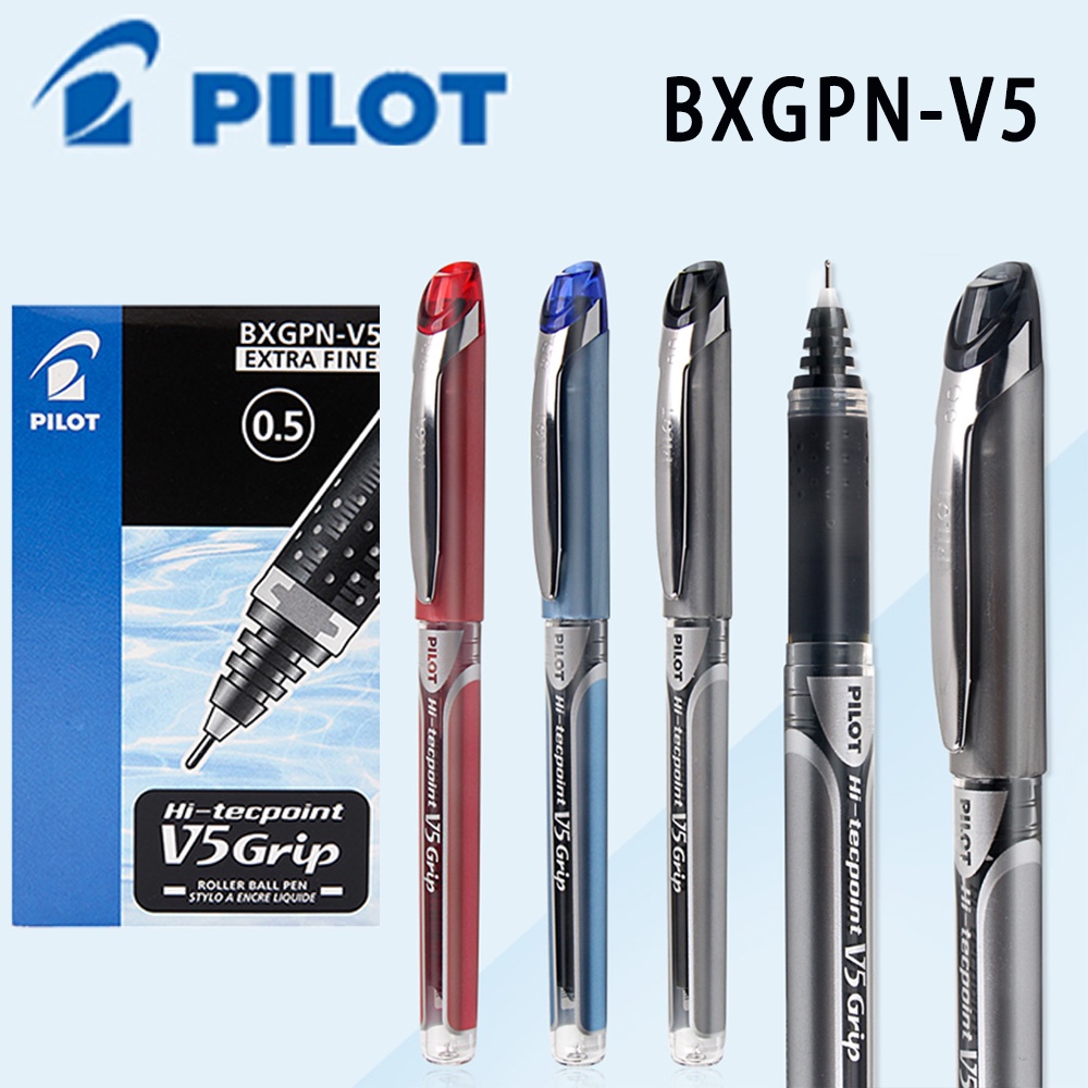 12 Japan PILOT Gel Pen BXGPN-V5 Large Ink Writing Smooth Straight ...