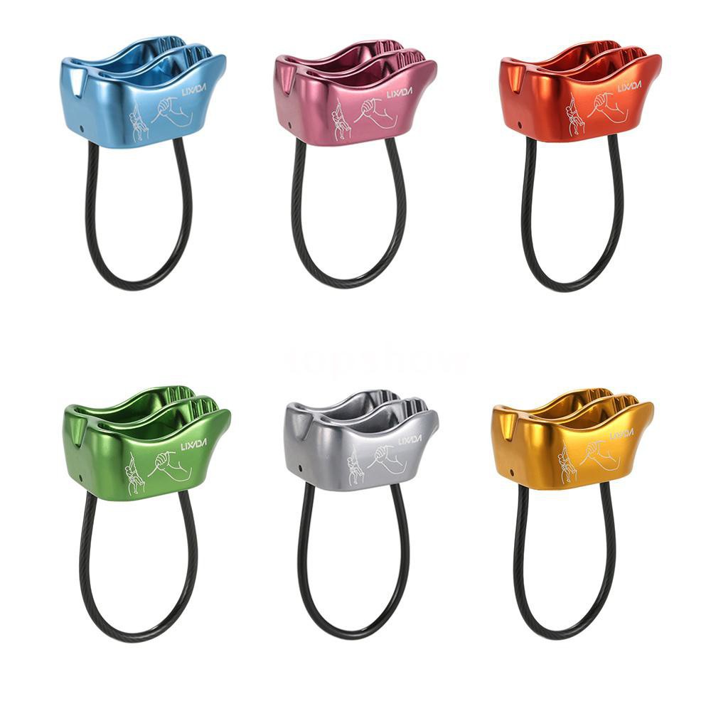 Tsm Lixada Double Slot ATC Belay Rappel Device Outdoor Rock Climbing ...
