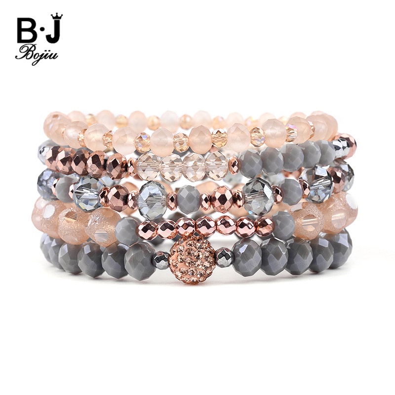 000 คนดูArmband Bracelets For Women Charm Rosary Rock Crystal Amethyst Rose Quartz Morgan ...