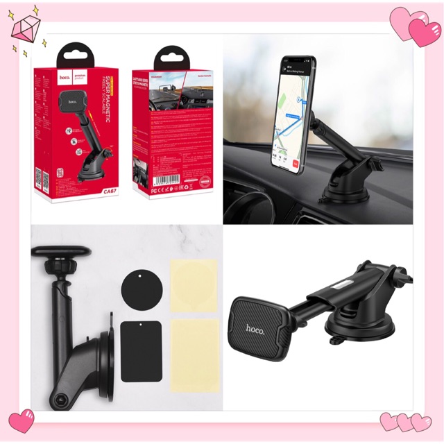 Hoco CA67 (ใหม่) แท่นวางโทรศัพท์แม่เหล็กแบบคอยาว | Shopee Thailand