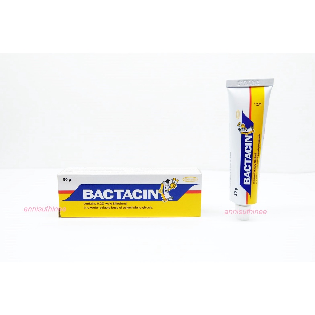 ขี้ผึ้ง Bactacin Cream 1 หลอด ขนาด 30 กรัม ขี้ผึ้งใส่แผล สำหรับสัตว์ ...