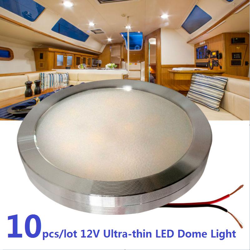 COD10pcslot LED RV Cabinet Lights 12V DC Interior Dome Lamps for ...