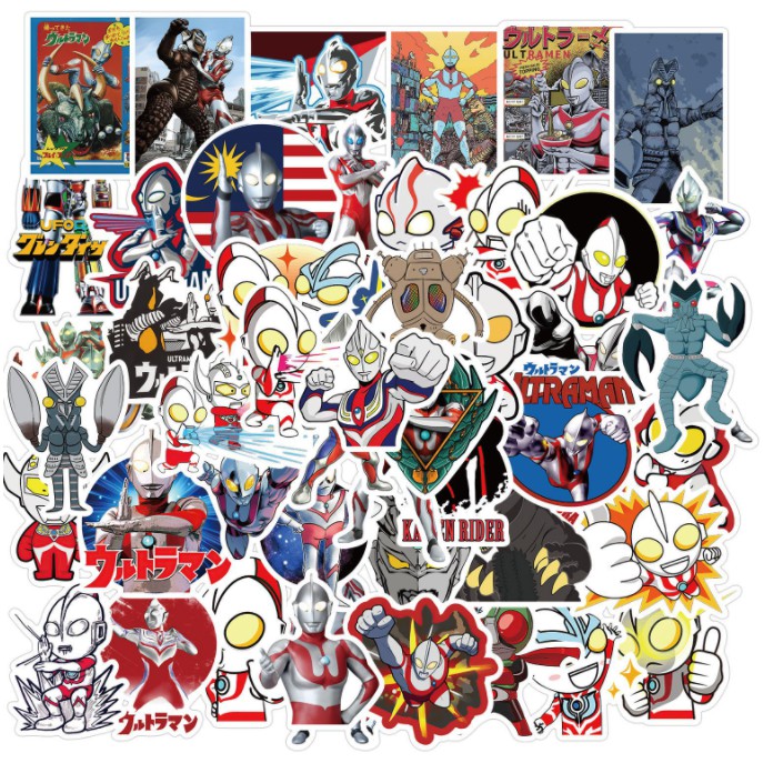 อุลตร้าแมน Ultraman อนิเมะ sticker สติกเกอร์กันน้ำรูปแบบที่แตกต่างกัน ...