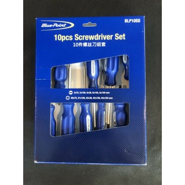 Blue Point 10 Piece Screwdriver Set BLP10SS | Shopee Thailand