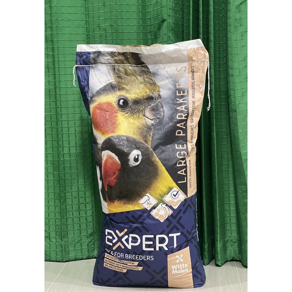 อาหารนก #อาหารนกธัญพืช# อาหารนก Witte Molen EXPERT Base Large Parakeets ...