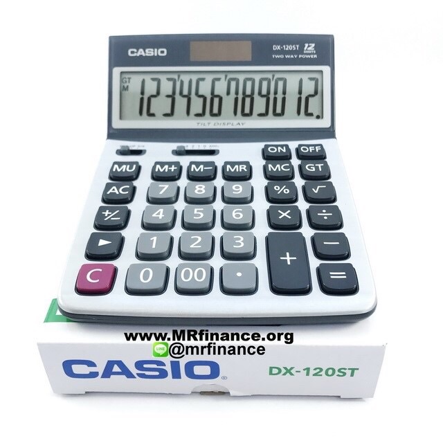 Casio DX-120ST เครื่องคิดเลขตั้งโต๊ะคาสิโอ ของใหม่ ของแท้ - fw7ef6iusahfa - ThaiPick