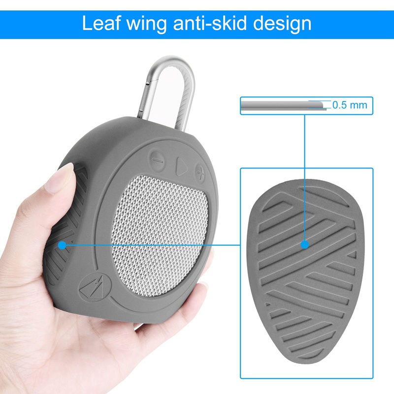 Protective Case Portable Silicone Shell for JBL Clip3 Speaker Case ...