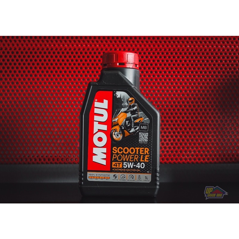 น้ำมันเครื่อง MOTUL SCOOTER POWER LE 5W40 (MB) สังเคราะห์ 100% ขนาด 1 ...