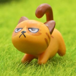 Cat model toy 6 ตัว / set แมวหน้าบึ้ง น่ารักมากๆ ขนาด 3-4 cm. | Shopee ...