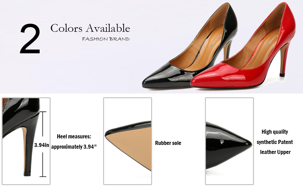 please COD fereshte Womens Mens Slip On Stilettos High Heels Dress ...