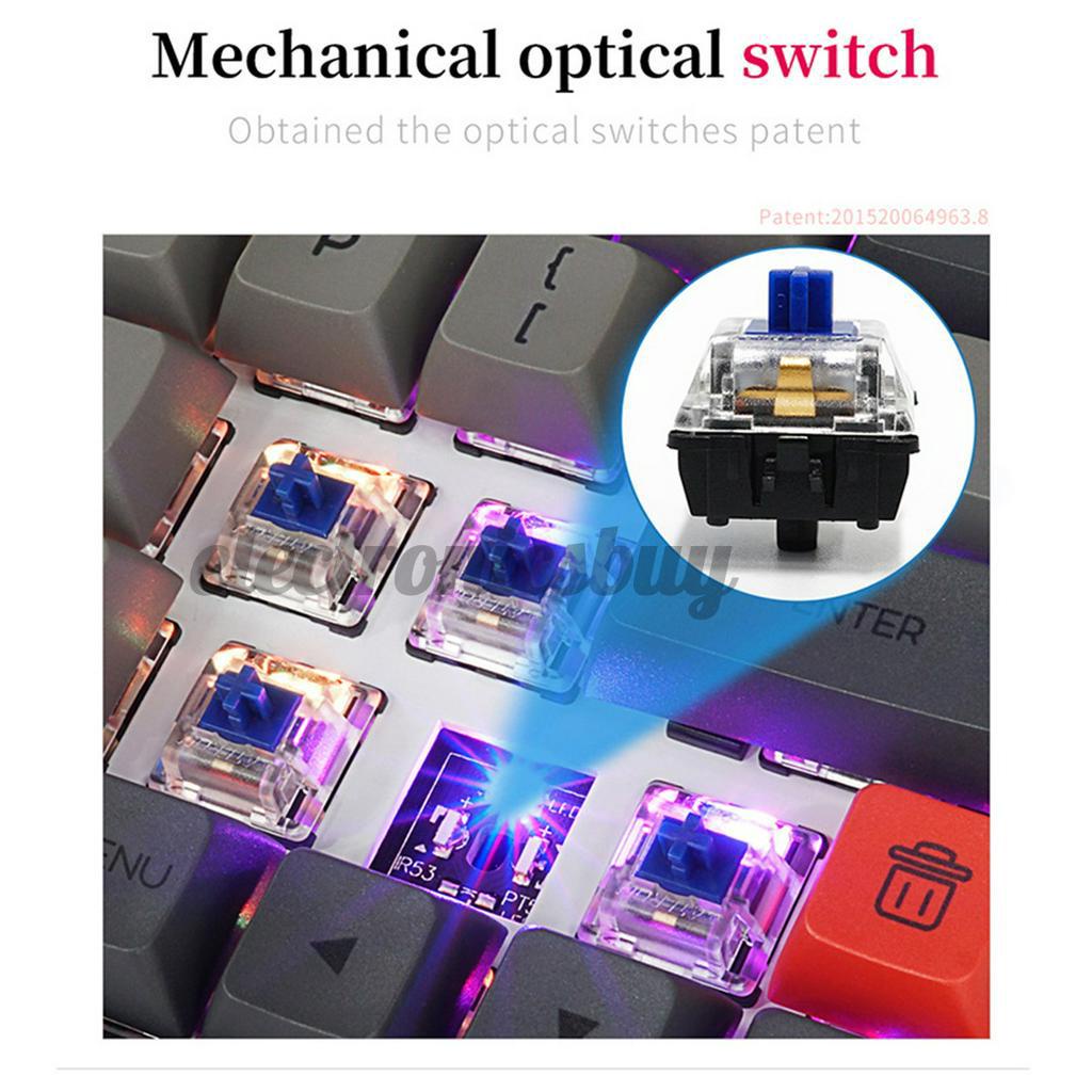 คีย์บอร์ด:Mechanical Keyboard Metal Keyca ESC ersonality Single ...