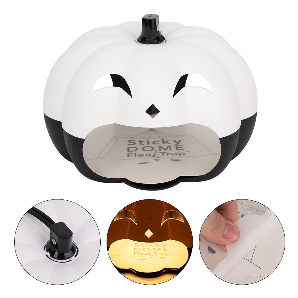 Pumpkin Home Flea Shaped Insect Ant Catcher Killer Lamp Cockroach Trap ...