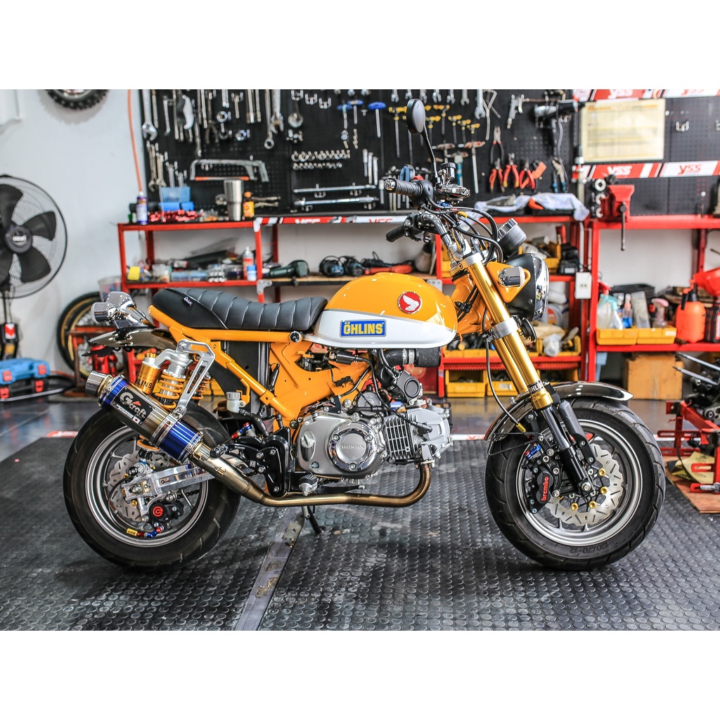 สินค้าแท้ Gcraft ท่อไอเสีย ไทเทเนียม MONKEY - honda_motorcycle_store ...