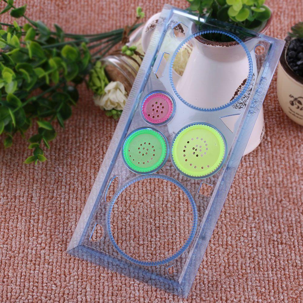LY HOT Spirograph Ruler Toy Spiral Tool Geometric Students Drafting ...