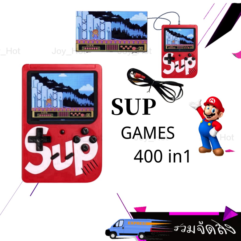 400in1Game SUP Game boy เกมบอย เรโทร Portable Handheld Video Gameboy ...