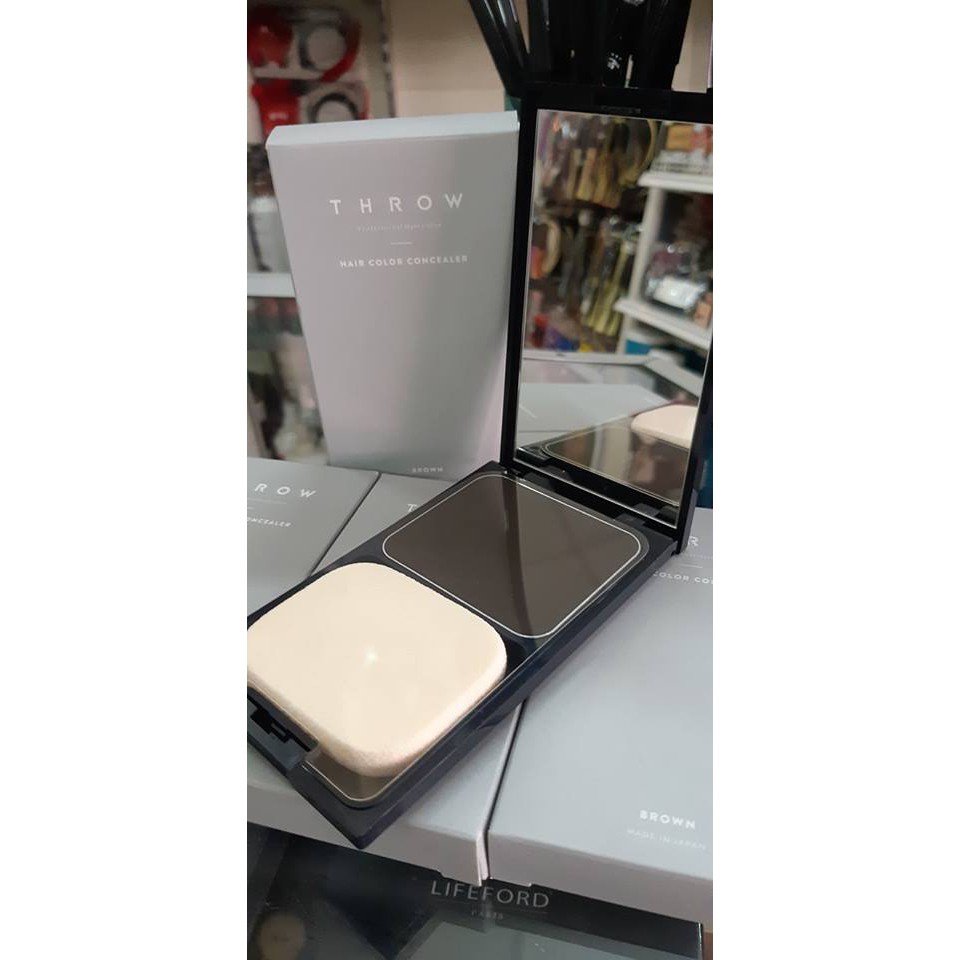 THROW hair color concealer 11g สีน้ำตาล japan ผลิตภัณฑ์ชนิดตลับแป้งอัด ...