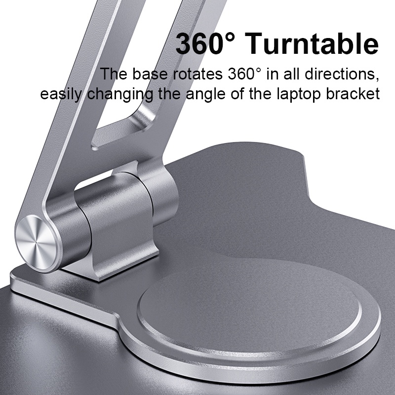 Portable Laptop Stand Aluminium Foldable Adjustable Notebook Support ...