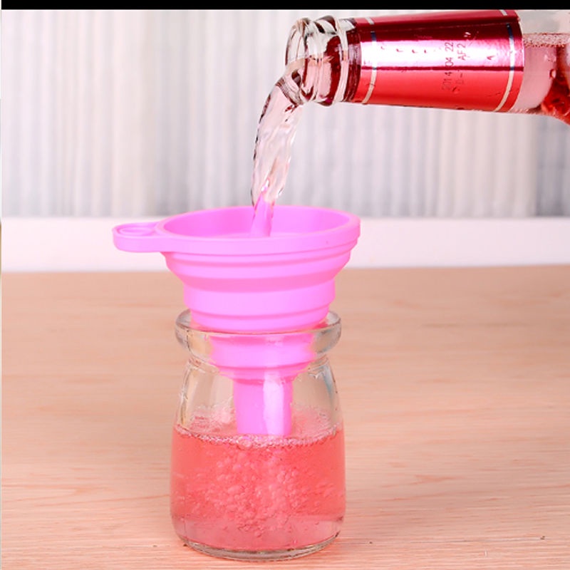 [Multiple discounts] Small funnel silicone funnel mini funnel kitchen ...