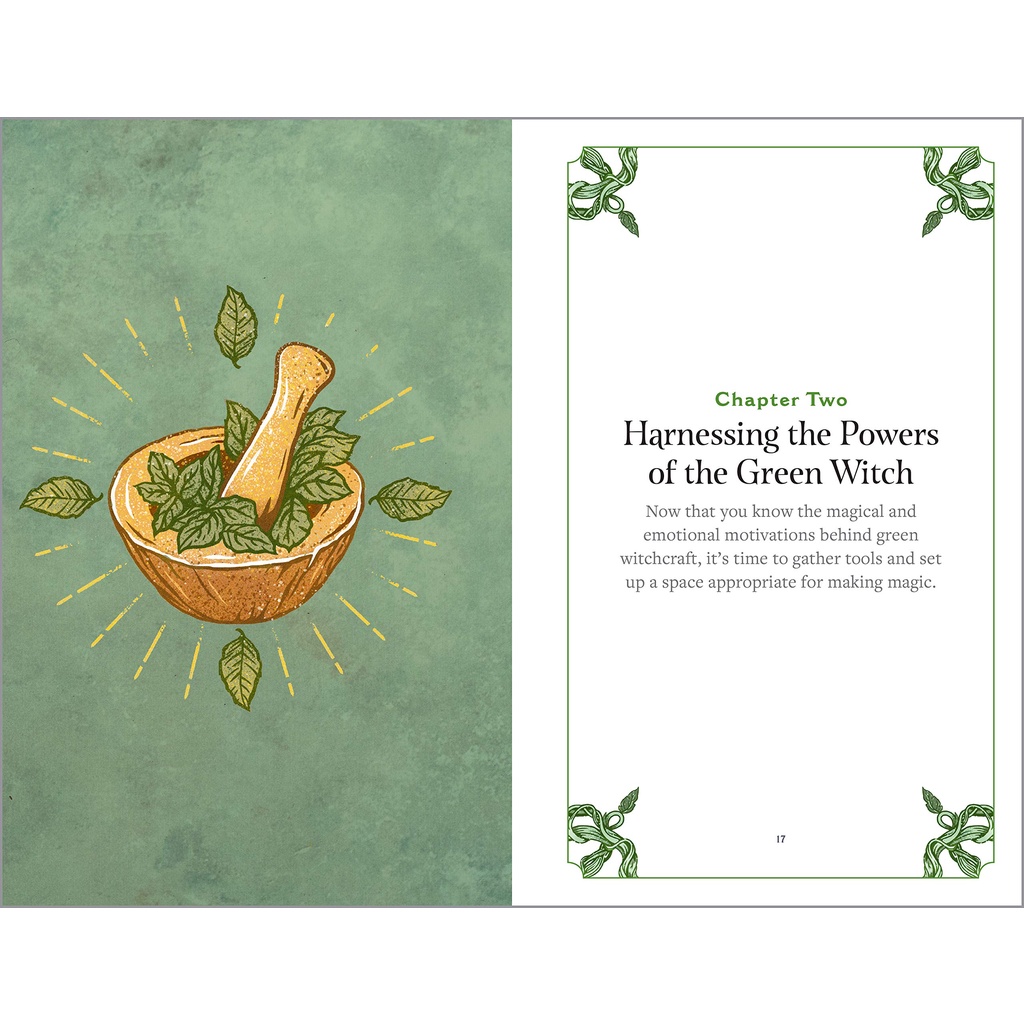 หนังสือภาษาอังกฤษ Green Witchcraft A Practical Guide to Discovering the ...