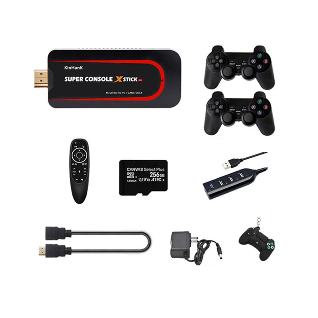 เกมคอนโซลมือถือPS5พาลอาเขตคลาสสิกSuer Console X Stick Mini Video Game ...