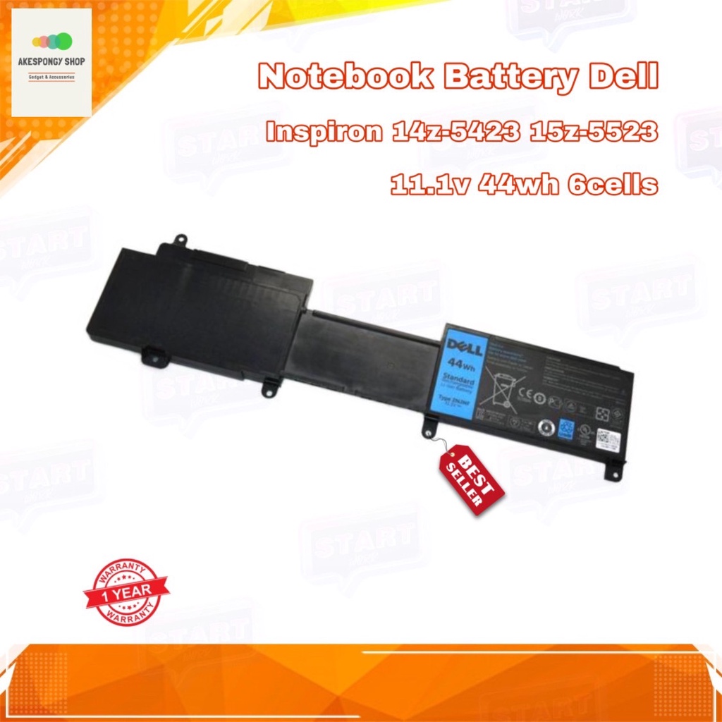 แบตโน๊ตบุ๊ค Notebook Battery Dell 2NJNF 14z-5423 15z-5523 (11.1V/44WH ...