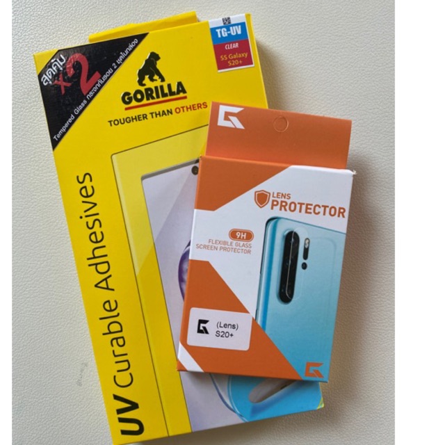 S20 Plus Gorilla UV Set พิเศษ แถมฟิล์มเลนส์กล้อง - lt.accessories. - ThaiPick