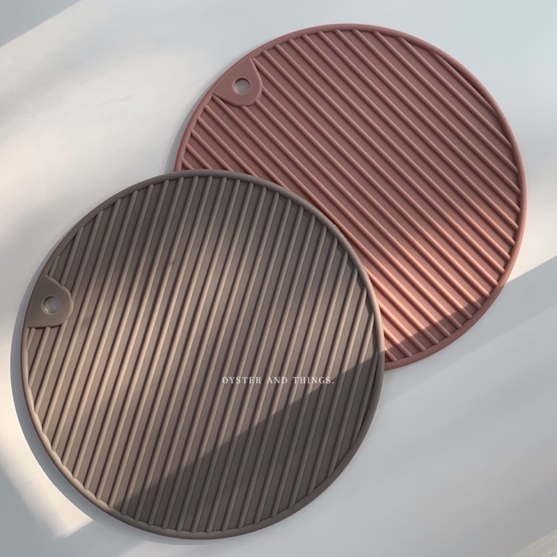 silicone mat | แผ่นซิลิโคนสำหรับรองแก้ว จาน หรือ รองของร้อน | Oyster ...