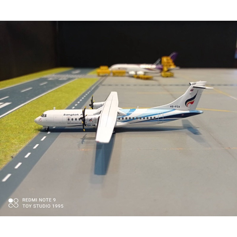 โมเดลเครื่องบินโดยสาร สายการบินบางกอกแอร์เวย์สเกล 1200 Bangkok Airways ...