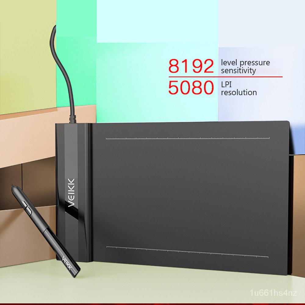 VEIKK S640 Digital Graphics Drawing Tablet 6*4 inch Pen Tablet with ...