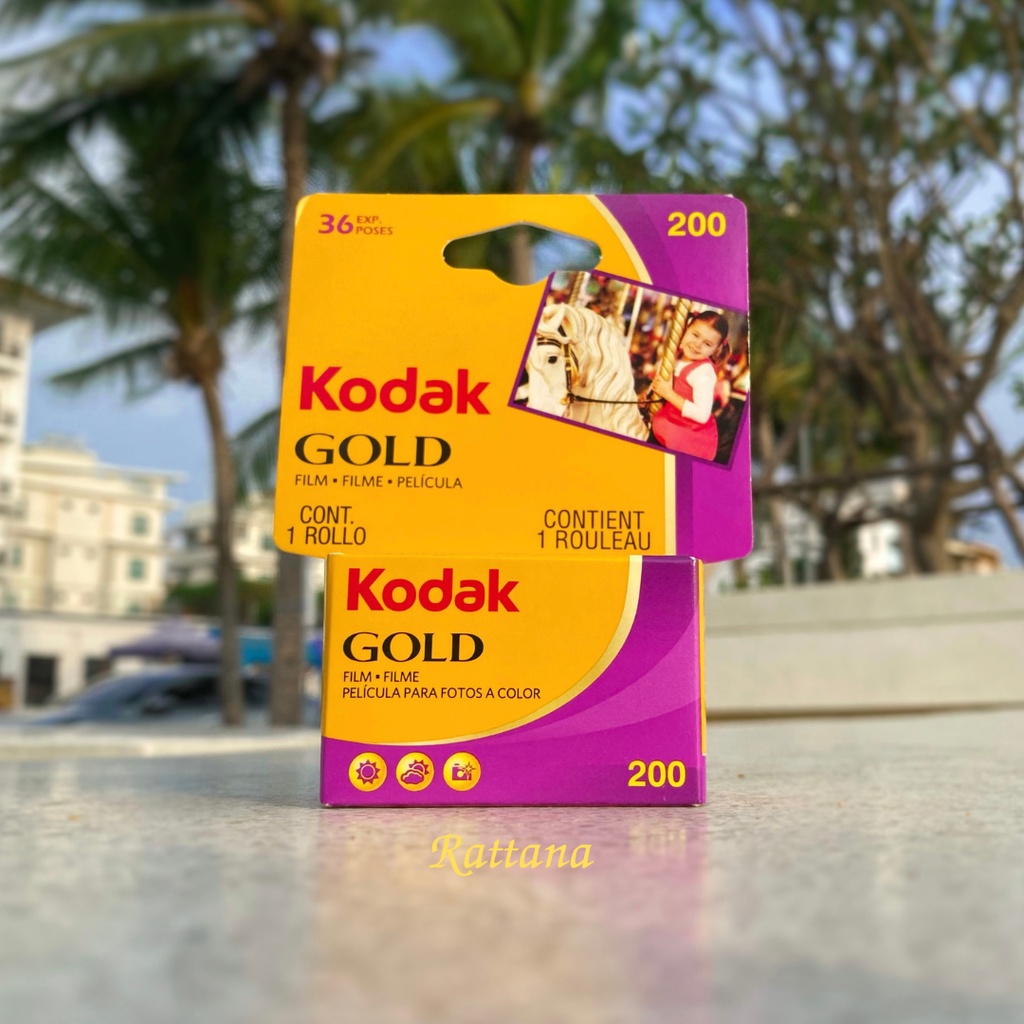 ฟิล์มสี Kodak Gold 200 35mm 36 รูป (092023) Kodak gold 200 - rattana ...
