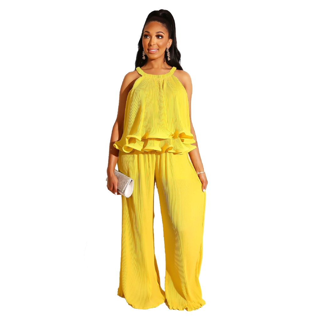 Sexy Off Shoulder Women Ladies Sling Tops And Wide Long Pants Casual ...