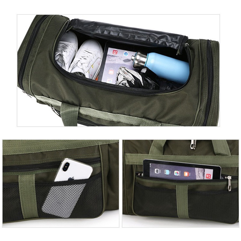 Gym Bag Nylon Hand Duffel Sports Bag Men Training Bag Fitness Yoga Bag ...