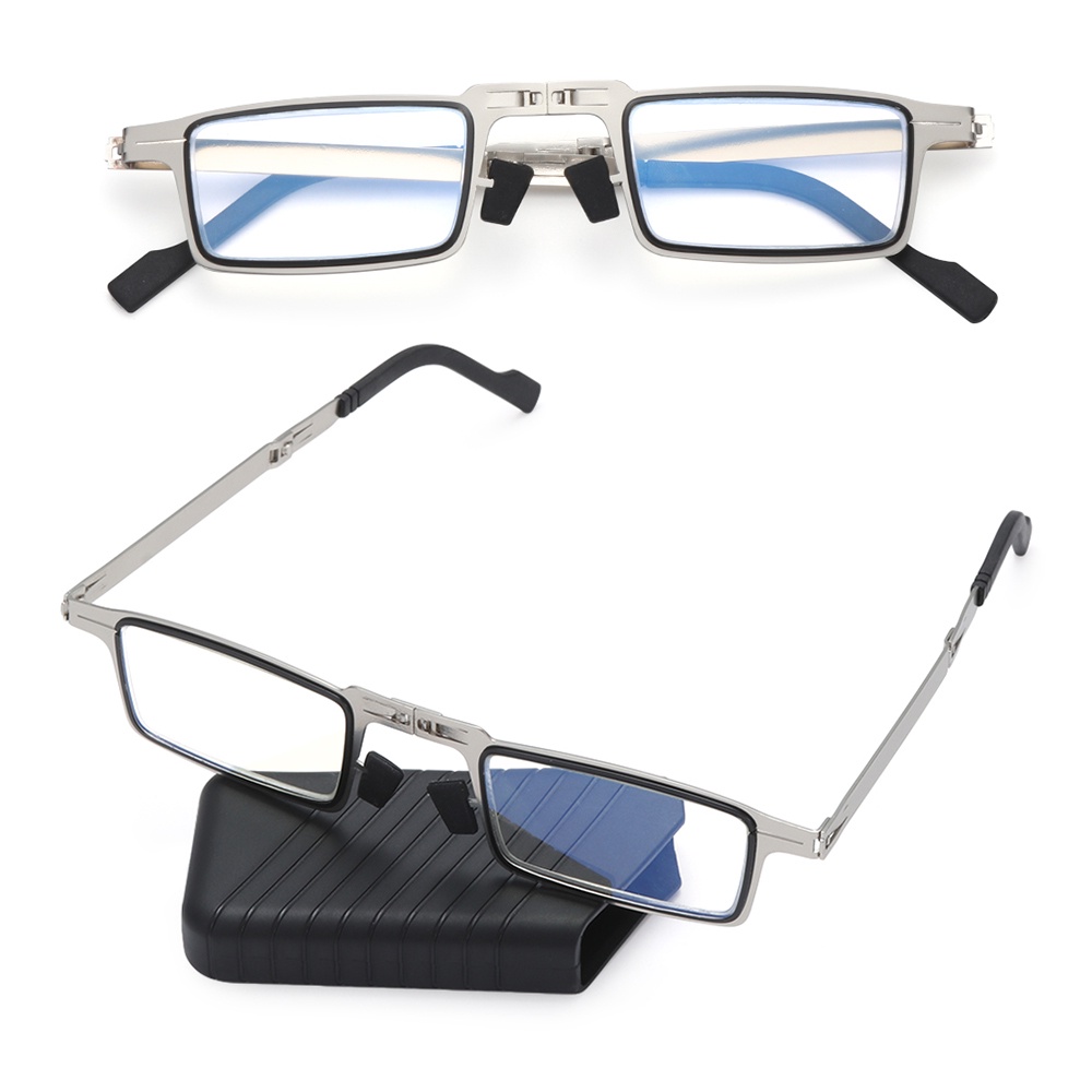 1C Foldable Reading Glasses with Case Blocking Blue light resbyoia ...