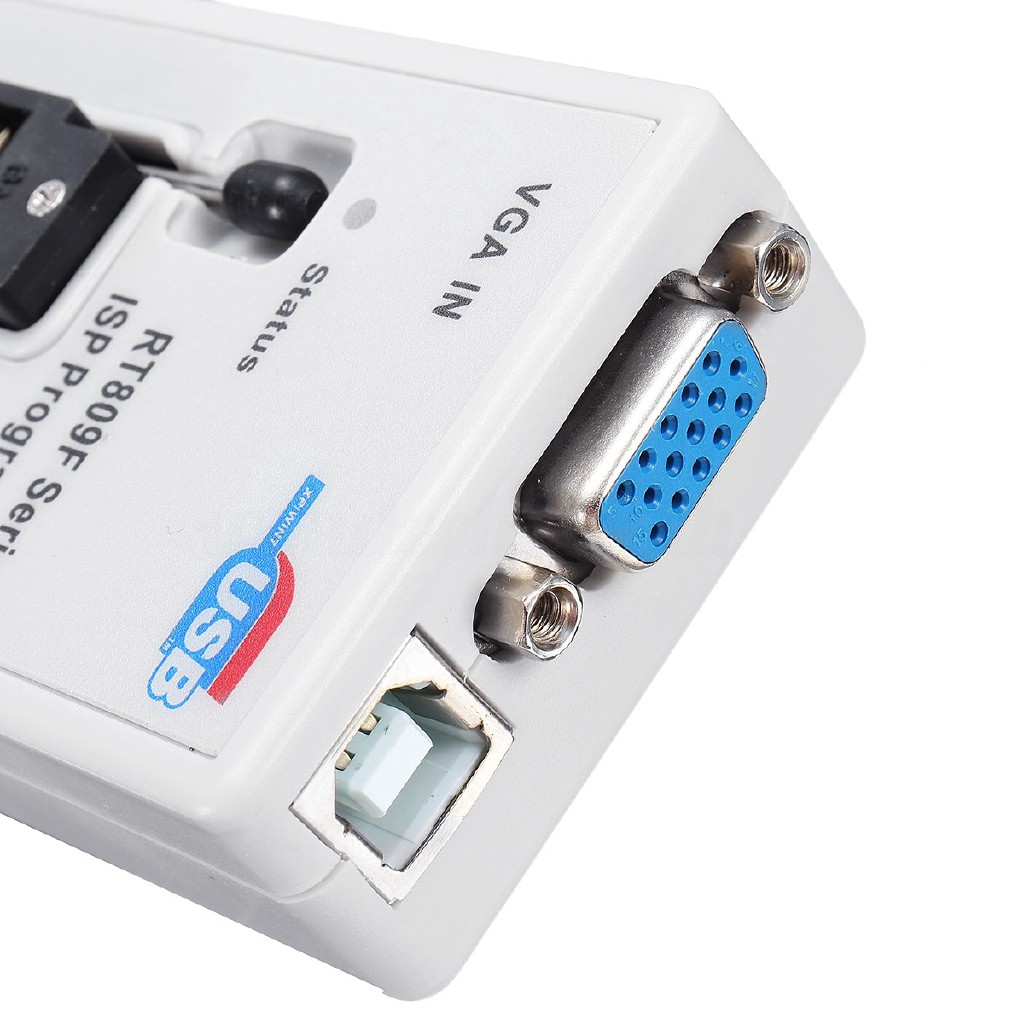【Big Sale】RT809F Set Universal ISP AVR Programmer Clip + 7 Adapter ...