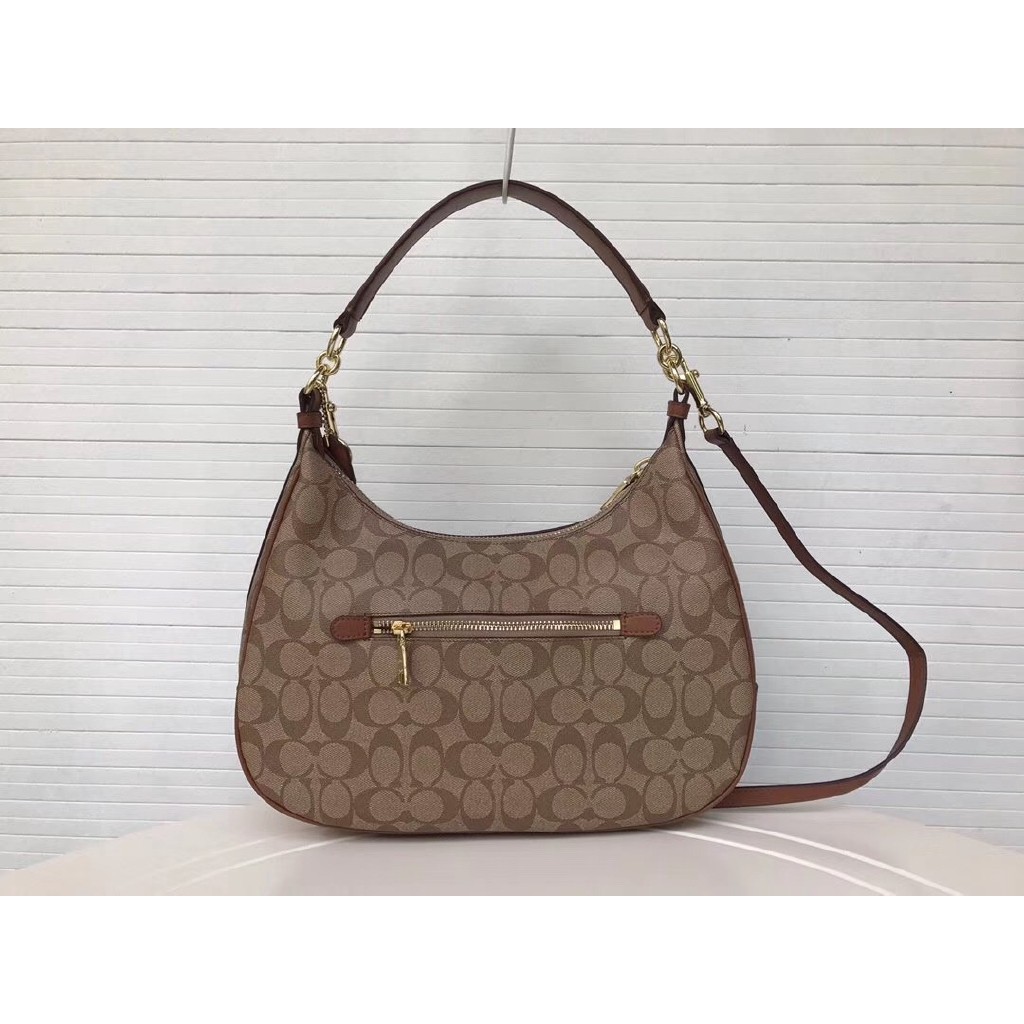 2021﹍ ♕Coach f38267 f38250 women's hand held half moon bag shoulderbag ...