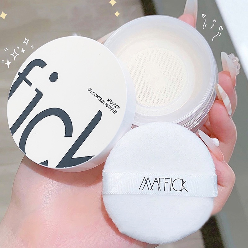 Maffick แป้งฝุ่น คอนซีลเลอร์ ควบคุมความมัน สําหรับแต่งหน้า ...