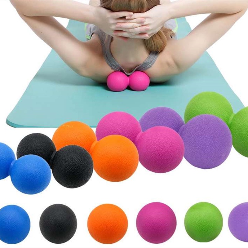 ลอตเตอรี่Myofascia Ball eanut Massage Ball High Density Lightweight ...