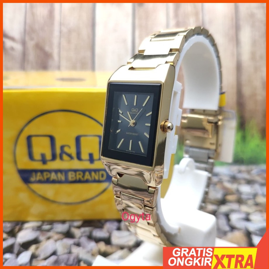 Q Q Qq นาฬิกาข้อมืออะนาล็อกสายโซ่สีทองสําหรับผู้หญิง Q721-002Y Original (O4244) - w22aq8g4tq.th ...