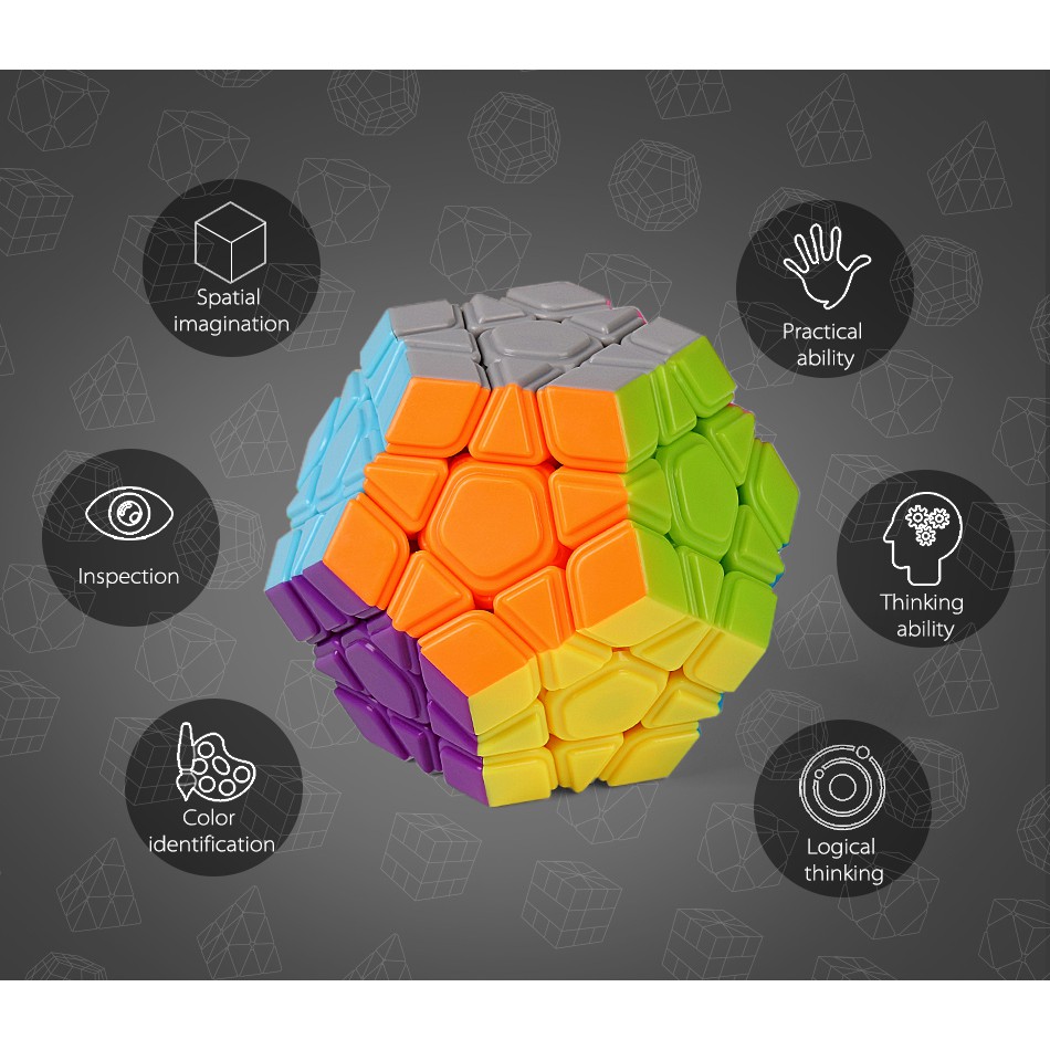 Moyu Alien Cube Bundle Set Megaminx Cube Pyramid Skew Sq1 Rubik's Cube ...