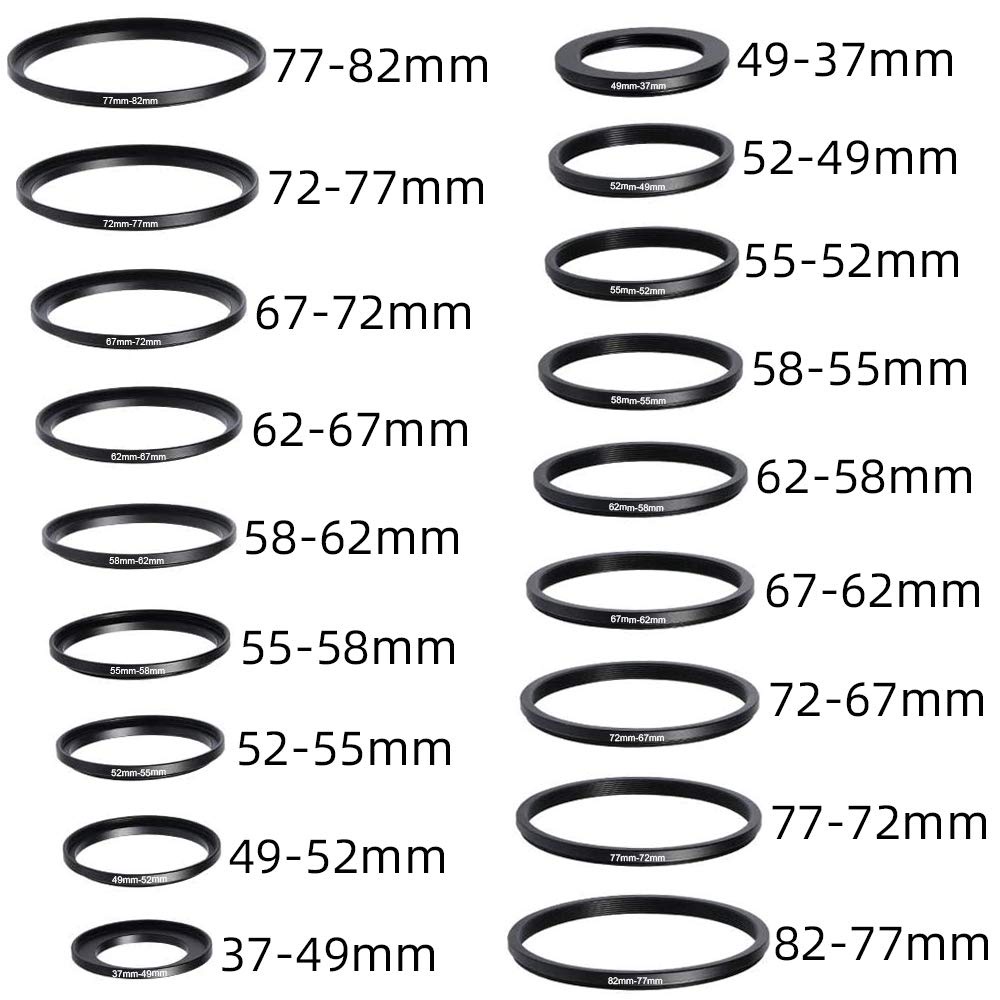 32 27 32mm 27mm 32mm To 27mm Metal Step Up Rings Lens Adapter Filter ...