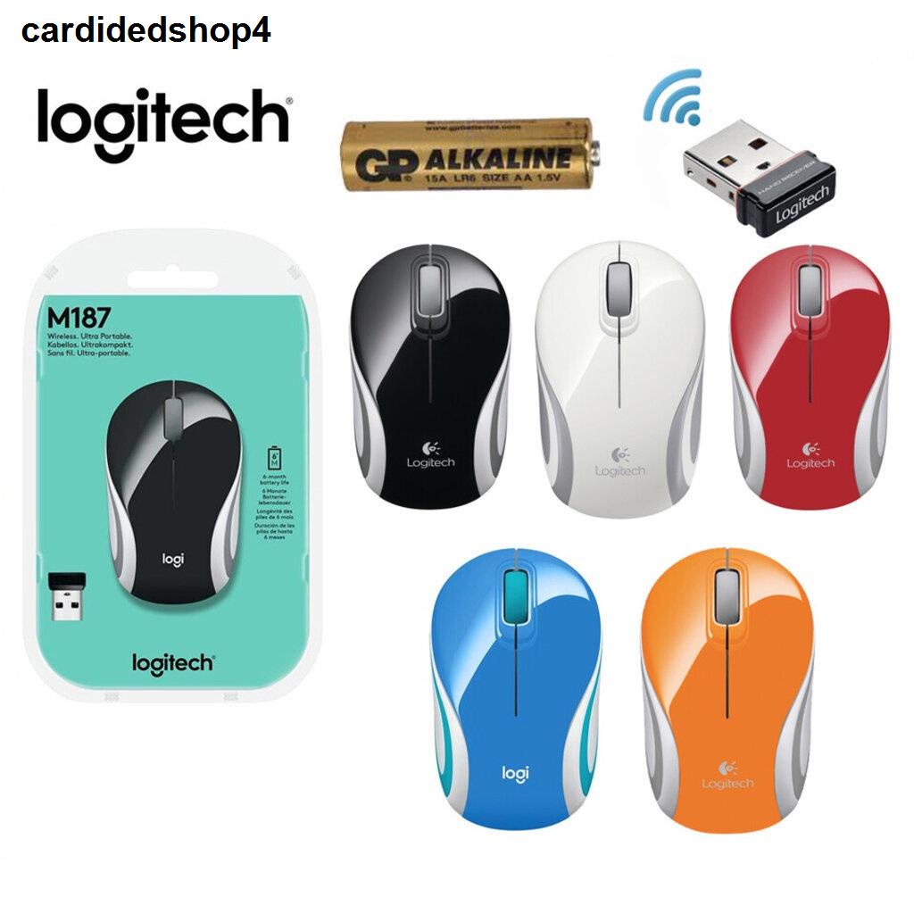 Logitech M187 Mini Wireless Mouse (เมาส์ไร้สาย ดีไซน์ขนาดเล็ก) - logi ...