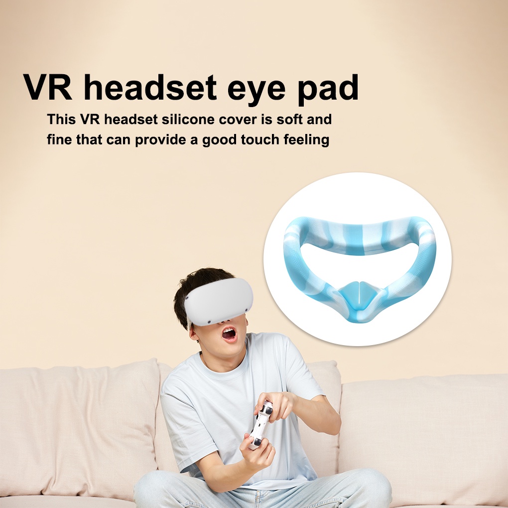 CHOO VR Headset Cover VR Headset Eye Pad Silicone Protector Replacement ...