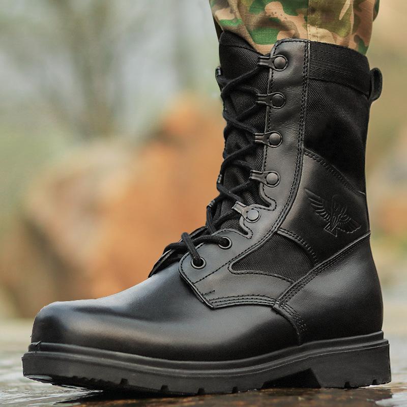 Please COD 06 Paratrooper Boots Leather Military Boots Mens Forces ...