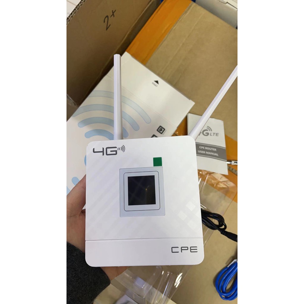 CPF903 ซิมเราท์เตอร์ ไร้สาย ใช้ได้ทุกเครือข่าย 150Mbps Wireless SIM ROUTER 4G LTE CPE LCD ...