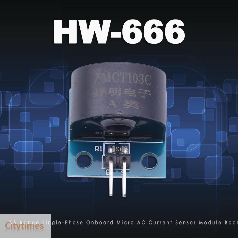 Ci HW-666 5A Range of Single-Phase AC Current Sensor Onboard Module ...