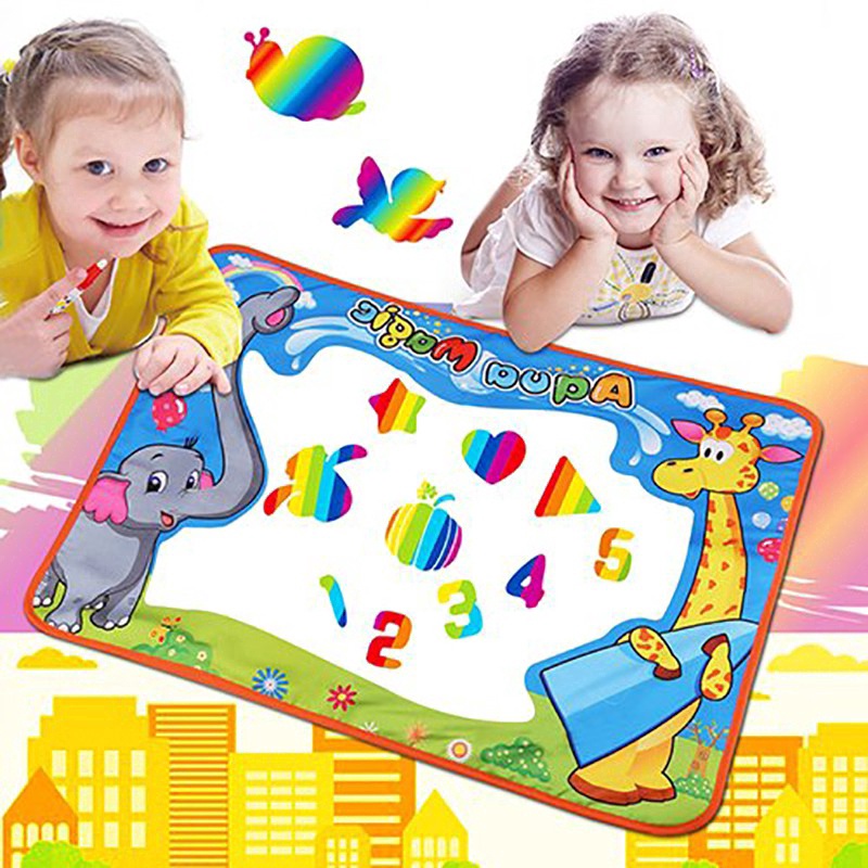 Magic Water Drawing Pad And Pen Graffiti Mat Painting Toys Children ...